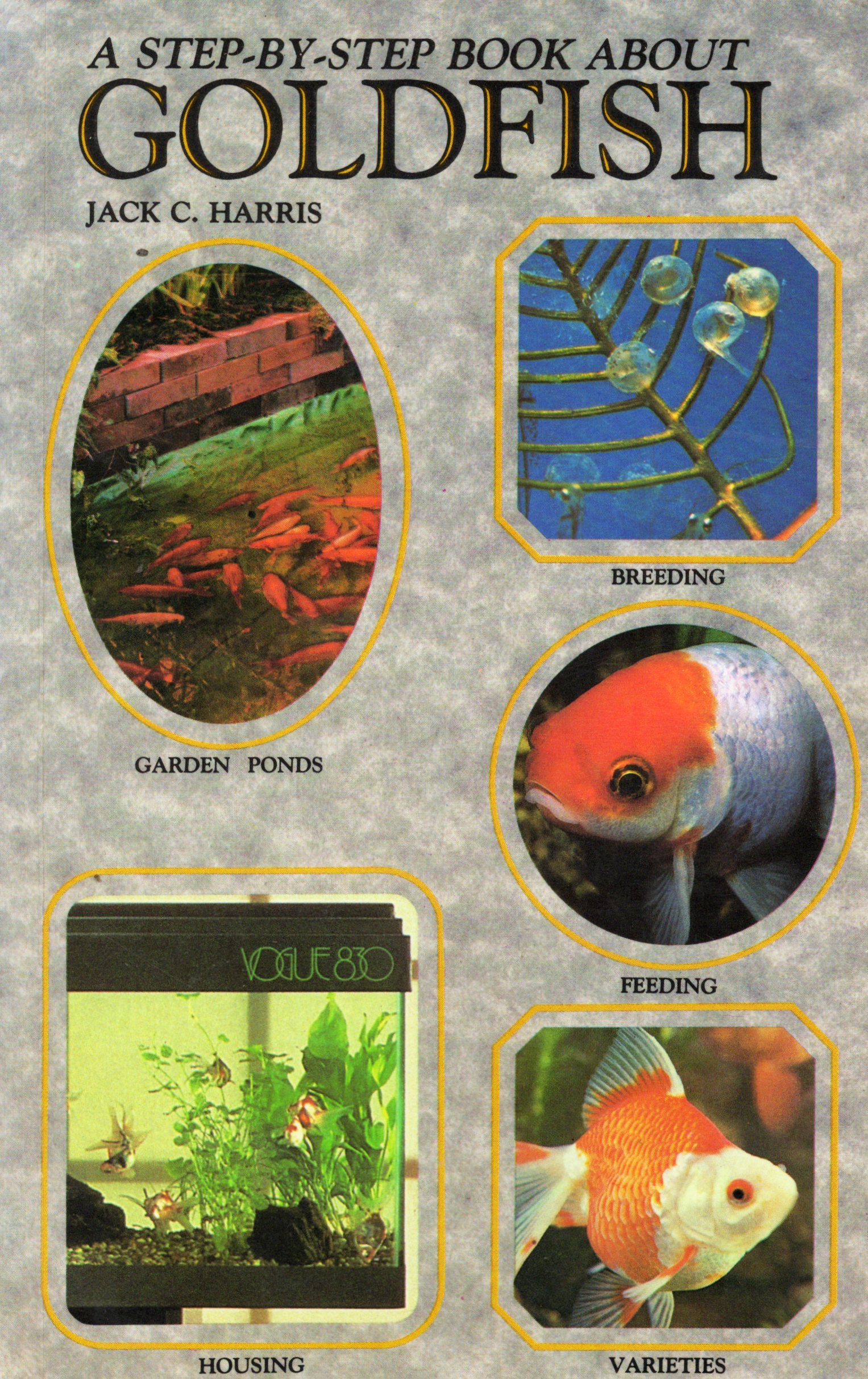A STEP-BY-STEP BOOK ABOUT GOLDFISH by Jack C. Harris - Vortex Books